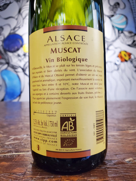 Louis Sipp Muscat Bio'S 2018 – Oakey Dokey Wine